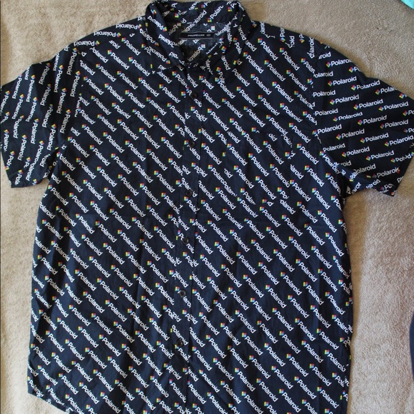 Polaroid | Shirts | New Polaroid Logo Button Down Shirt | Poshmark